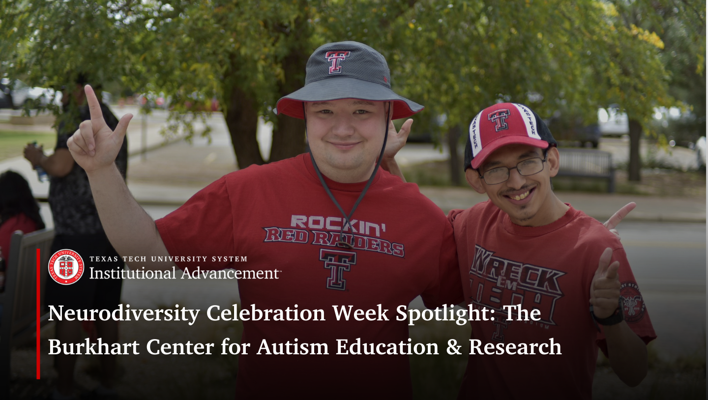 Texas Tech University System - Neurodiversity Celebration Week ...