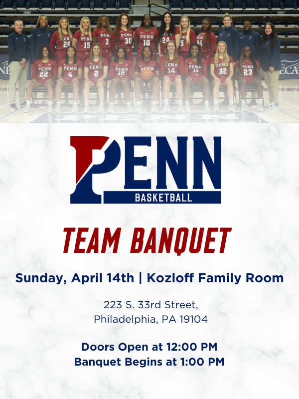 Penn Alumni - Penn Women's Basketball Team Banquet 4/14/24