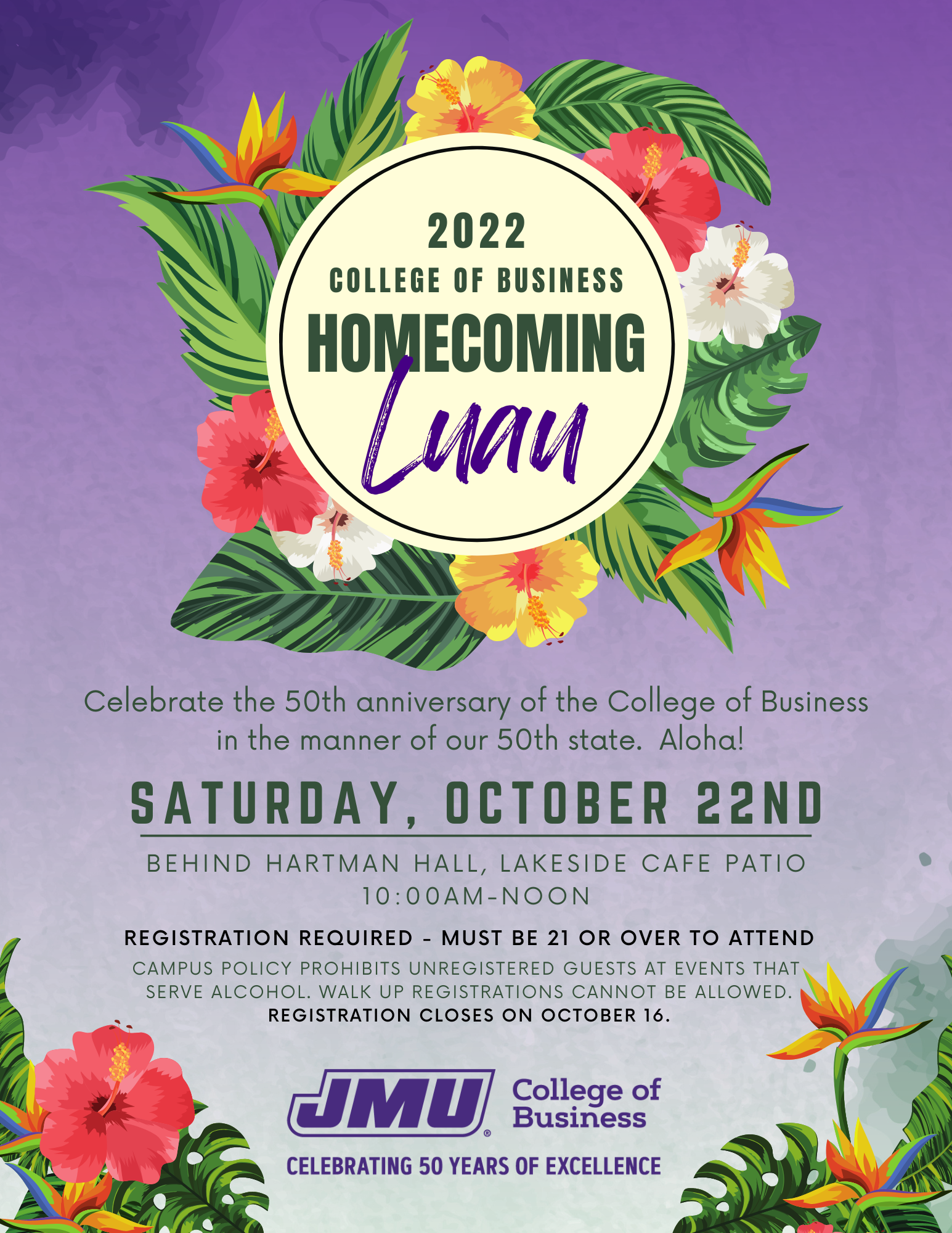JMU - CoB 2022 Homecoming Tailgate