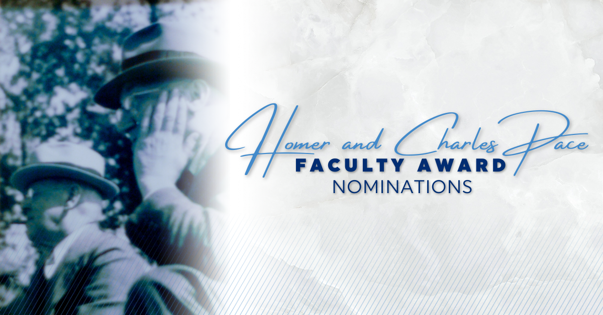Pace University Alumni Network - Homer and Charles Pace Faculty Award ...