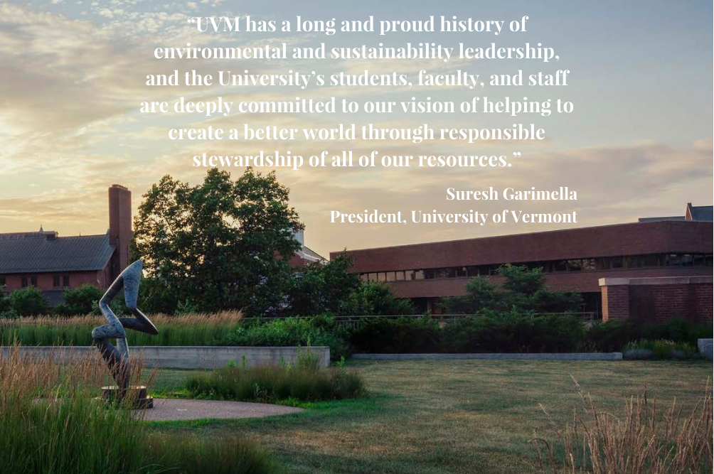 UVM Foundation & Alumni Association - Carbon Neutrality by 2030
